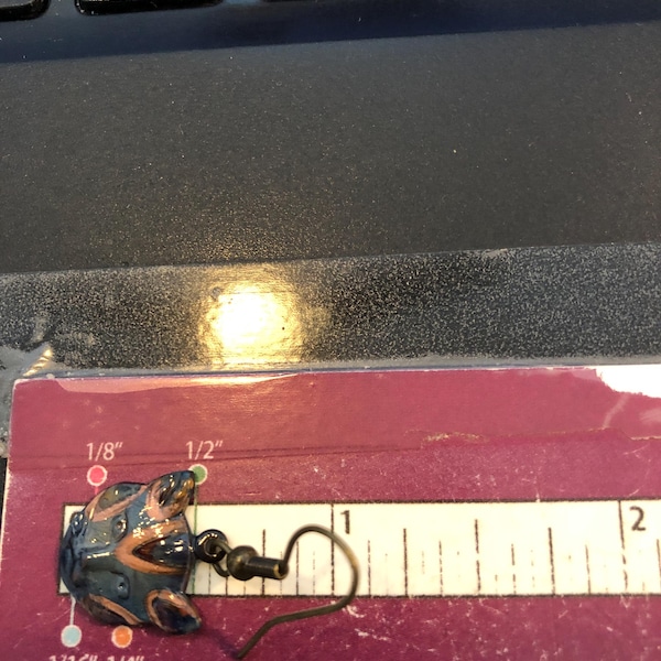 Peace Symbol Earrings Copper Peace Sign Earrings Peace Jewelry Hippy ...