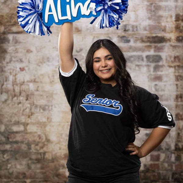 Custom Cheer Stick -game Day Signs - Pom Pom Sign - Custom Cheer Stick ...