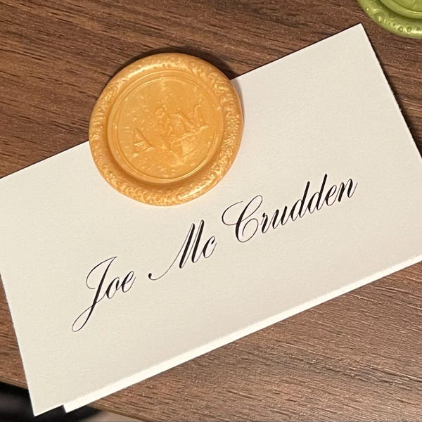 Custom Wax Seal Logo Stickers,40+ Logo Series Designs,handmade Self ...