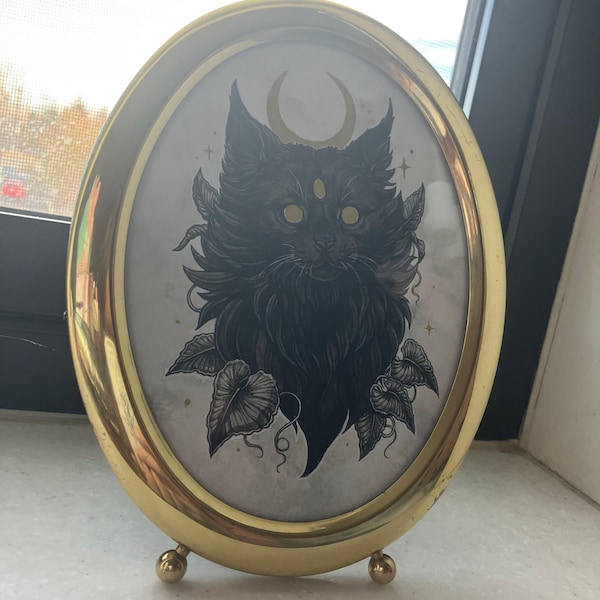 Celestial Raven Bird Wings Illustration Art Painting Print, Astrology ...