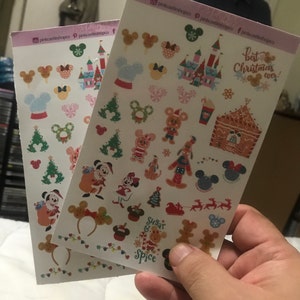 Disney Skyliner Christmas Sticker Disney Stickers Laptop | Etsy