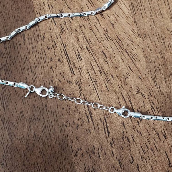 Chunky Rolo Chain Bracelet Choose Size Thick Silver Plated Bracelet ...