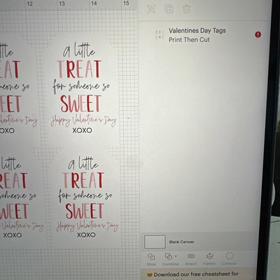 Editable Valentine's Day Gift Tag, A Little Treat for Someone Sweet ...