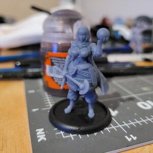 Nendra Preistess of Eilistraee Fantasy Resin Miniature - Etsy