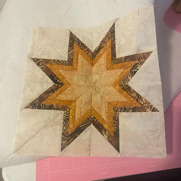 6 Point Star Foundation Paper Piecing Templates Multiple Sizes Pattern ...