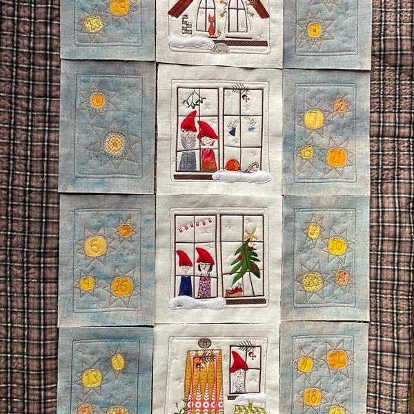 QUILTED, Cute Freestanding ANGEL Designs, 3 Different Angels as Round ...