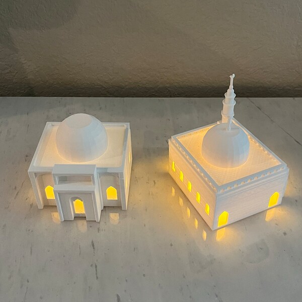 MINI Masjid Light-up Lanterns Light INCLUDED | 3D Printed Masjid An ...