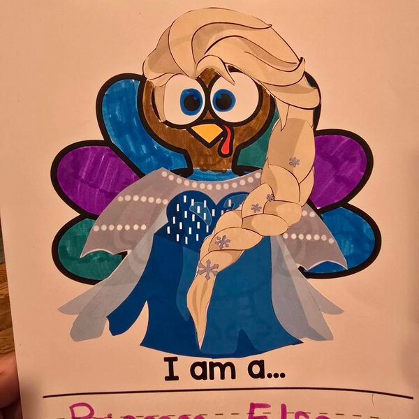 Disguise a Turkey Blank Police Officer Disguise Template - Etsy