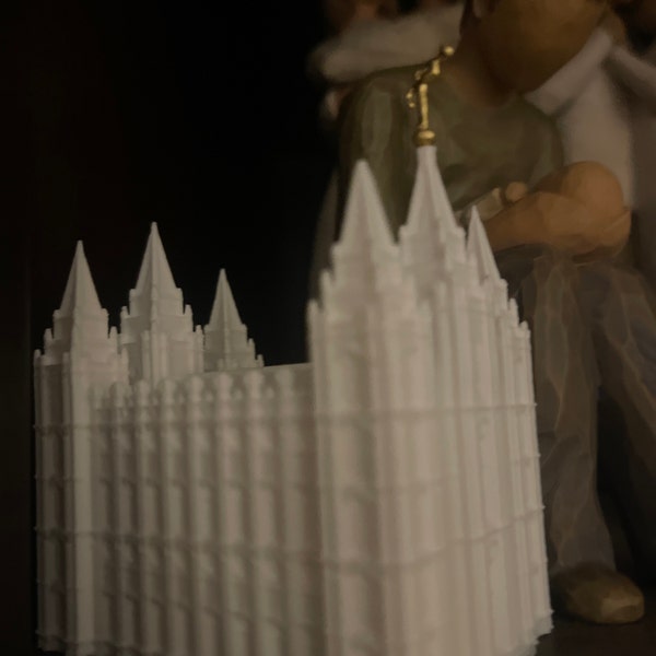 Salt Lake City Utah Latter-day Temple Model - Statue - LDS - the Church ...
