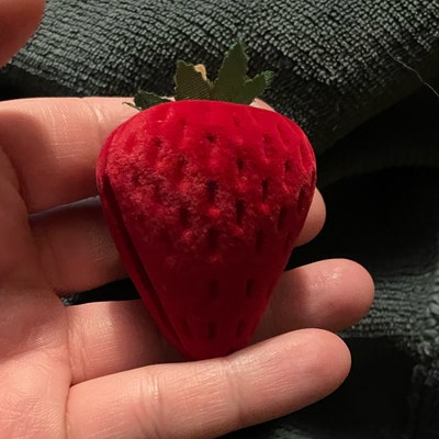 Strawberry Ring Box Gift Box Jewelry Box Proposal Box Ring Box Earring ...