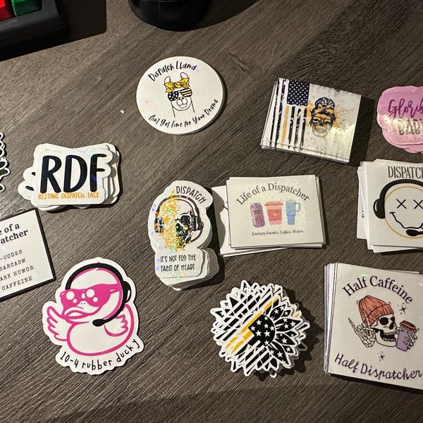 National Telecommunicator Week Sticker, Dispatch Stickers, Telecom Gift ...