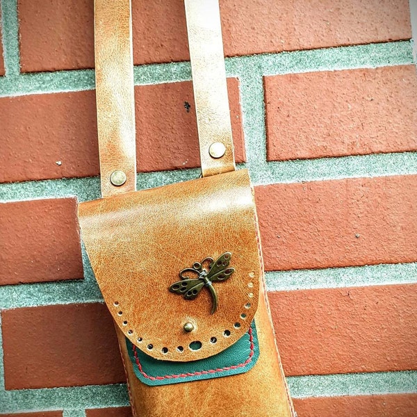 Leather 2 in 1 Phone Holster and Neck Pattern | Belt Phone Case ...