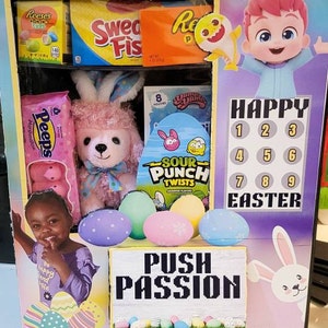 Custom Family Vending Machine Template, Boy Birthday Gift, Boy Easter ...