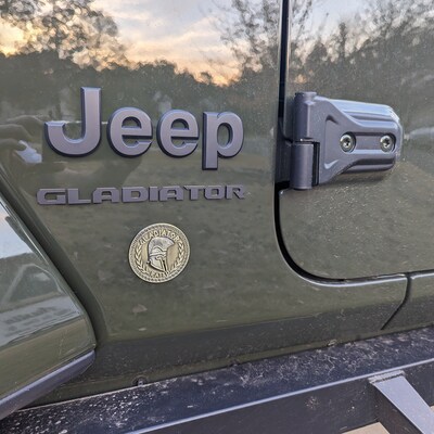 Gladiator Acrylic Helmet Badge - Etsy