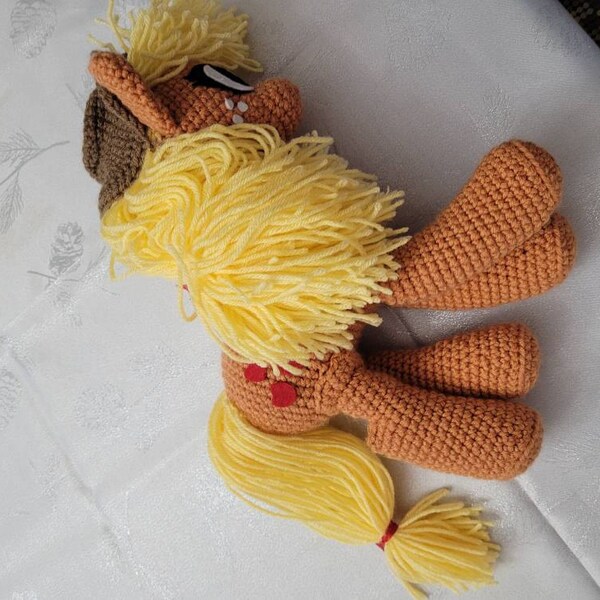 Applejack My Little Pony Crochet Amigurumi Pattern - Digital Download ...