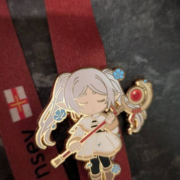 BACKORDER - Frieren the Mage Hard Enamel Pin - Etsy