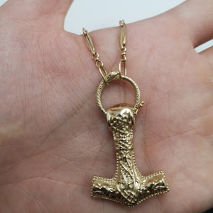 Solid, Gold, 14k, Yellow, Cross, Ragnar, Ragnar Cross, Pendant, Amulet ...