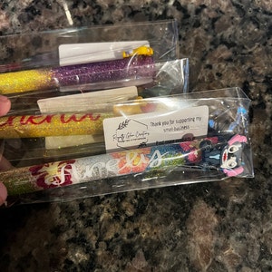 Valentines Day Gift for Her Personalized Glitter Gel Refillable Ink Pen ...