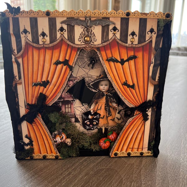 Adorable Red Valentines Day 3x3 Micro Mini Trifold Pop up Scrapbook ...