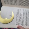 Midnight Readers Club Moon Brass Bookmark - Crescent Moon Bookmark ...