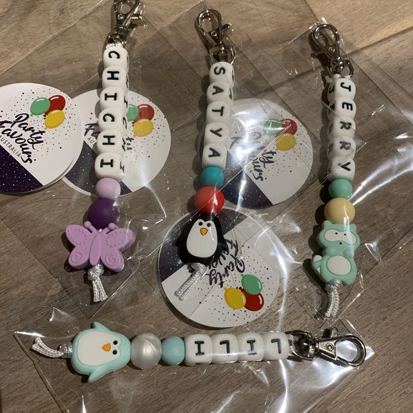 Fox Bag Tag/zip Pull Kids Party Favour Kids Gift Bag Tag Zipper Pull ...