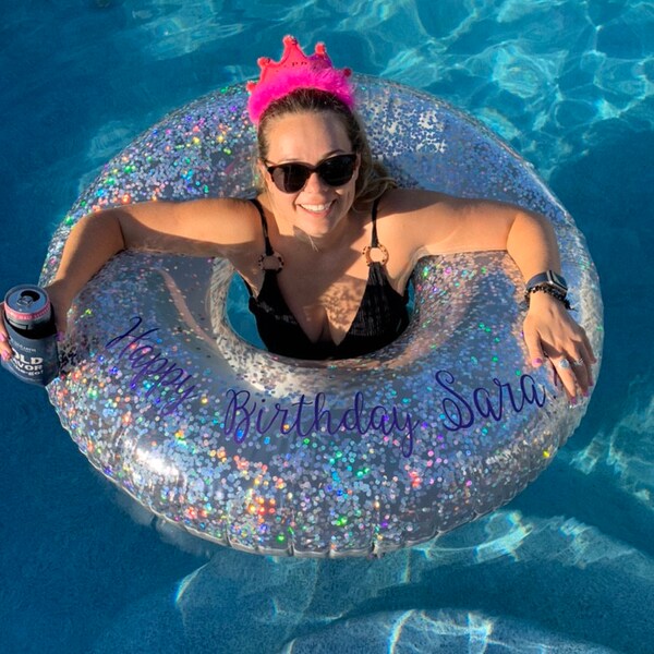 Monogrammed Pool Float, Personalized Pool Float, Pool Toys, Beach Float, Inner-tube, Summer ...