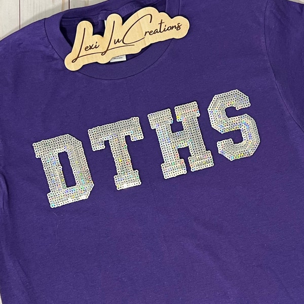 NEW COLOR 3in Sequin Iron-on Letters - Etsy