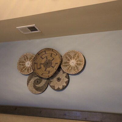 Wall Fan Decor, Bamboo Decorative Fans, Handcrafted Bamboo Fan, Boho ...