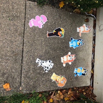 Peppa Pig Muddy Puddles Peel and Stick Floor Decals Set of 5 Birthday ...