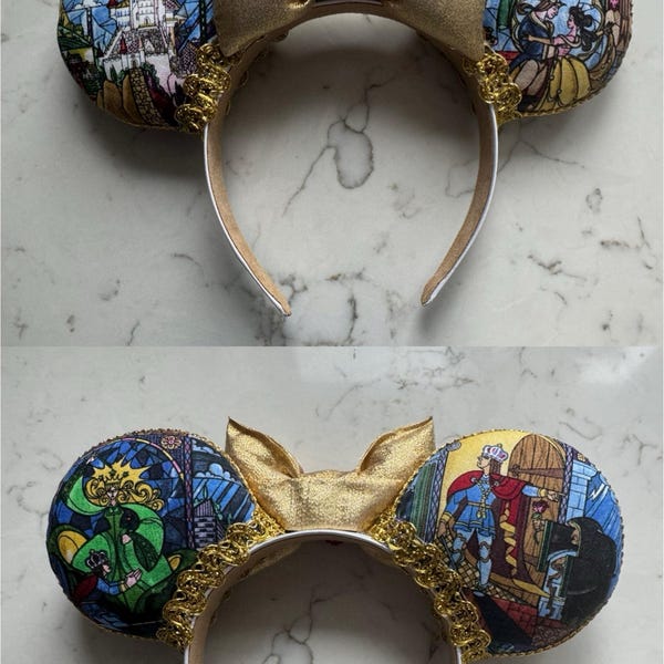 Beauty & the Beast Mouse Ears, Belle Ears, Mouse Ears, Belle, Beast ...