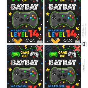 Video Game Activity and Coloring Pages, Personalized, Video Game Party ...