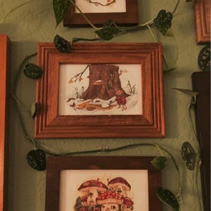 Cute Mouse Art, Cottagecore Art, Cute Painting to Hang, Fairy Cottage ...