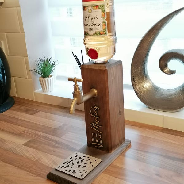 Personalized Handmade Oak Tree Bar Sign, Custom Wood Bar Sign, Bar and ...