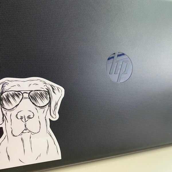 Rowdy the Labrador Decal Sticker, Lab Art, Gifts for Dog Owner ...