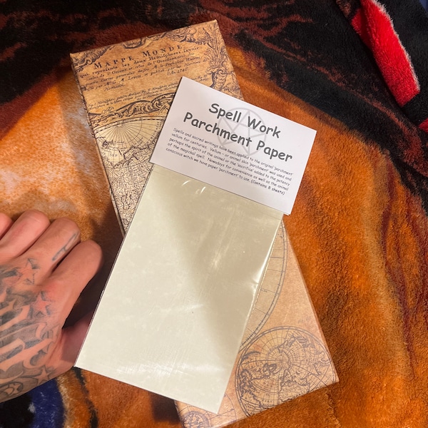 Spell Work Parchment Paper - Etsy