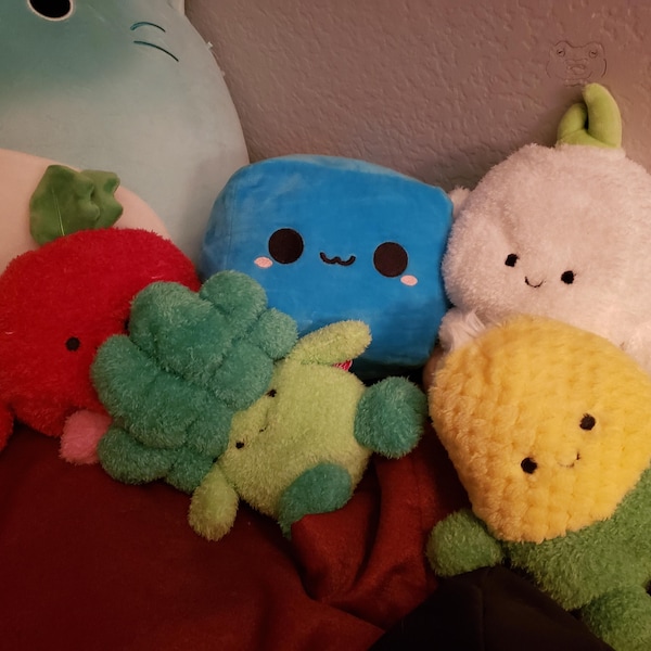 Plush Kawaii Cube - Ichigoberry Cube Plush (strawberry) - Etsy