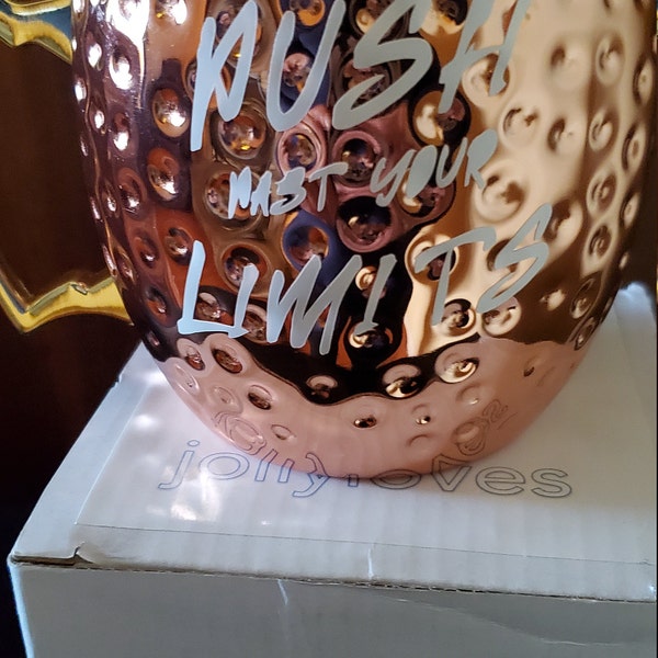 Personalized Moscow Mule Mug | Custom Hammered Copper Mug | Customized ...