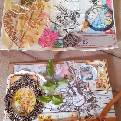 Vintage Style Digital Junk Journal Kit - Etsy