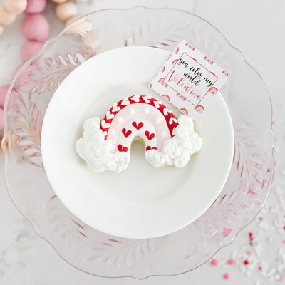 Printable Valentine's Day Cookie Tag happy Valentine's Day Cookie Tag ...