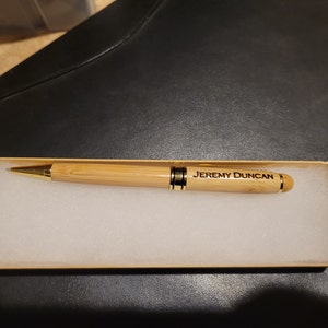 PERSONALIZED Exotic NATURAL Wood Pen Engraved Wooden Pens - Etsy