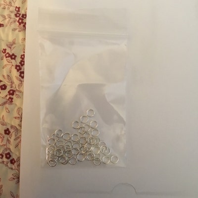 50pcs .925 Sterling Silver 5mm Open Jump Rings 20g, Made in USA, SS7 - Etsy