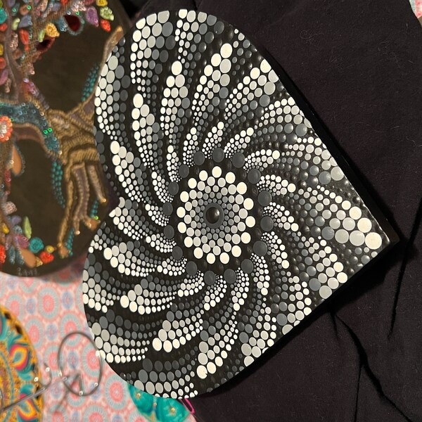 Large 24 Inch Original Mandala Painting, Wall Hanging, Mandala Art ...