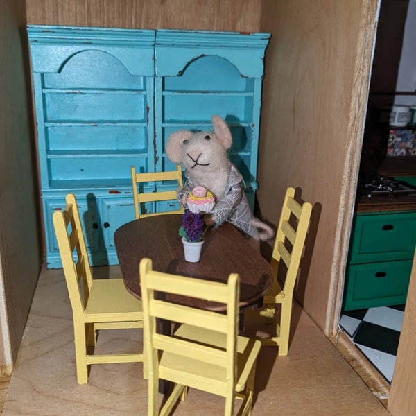 SVG, JPG, STL, Obj, File Only Dollhouse Miniature Farmhouse Chairs ...