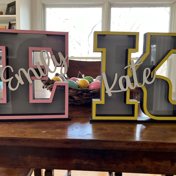 Personalized Letter Coin Bank - Etsy