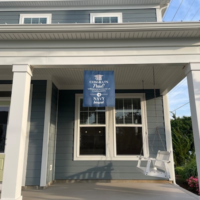 Navy Bound, Graduation Yard Sign, Personalized Garden Flag, Military ...