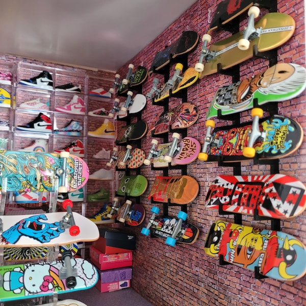 Laser Cut Fingerboard Rack for Tech Deck and Professional Fingerboards ...