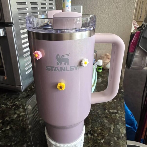 Tumbler Charm - Checkered Heart - Handle Charm - Stanley - Hydrojug ...