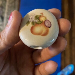 Ceramic Hand Painted Smoke Stone Yellow Peace Sign Hand Rolled | Etsy