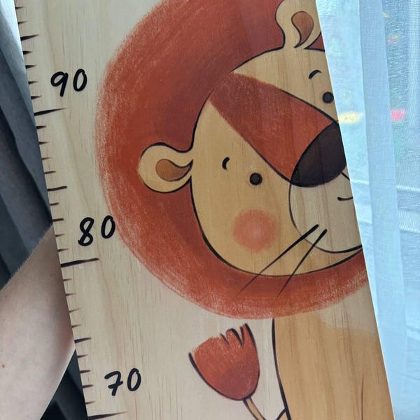 Zebra Height Chart, Measuring Board for Kids, Personalized Kids Gifts ...