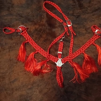 Native American Print Bronc Halter, Leather Horse Halter, USA Made ...